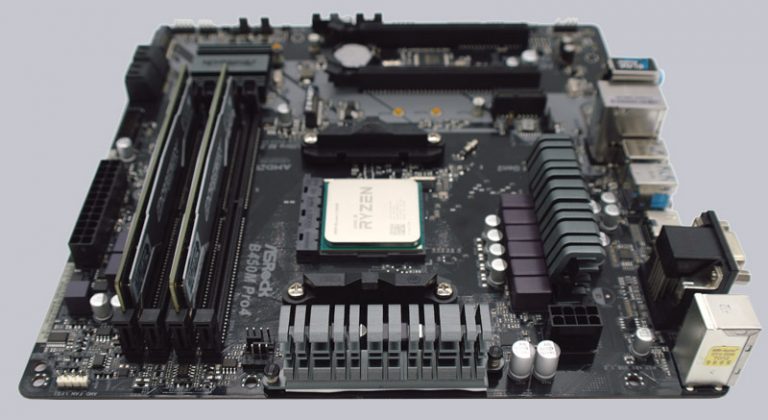 ASRock B450M Pro4 AMD AM4 Motherboard Review Layout, Design and Features