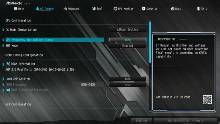 ASRock B450M Pro4 AMD AM4 Motherboard Review BIOS and Overclocking