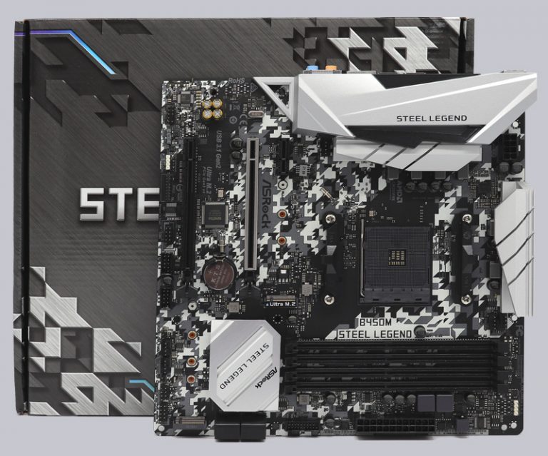 ASRock B450M Steel Legend AMD AM4 Motherboard Review Layout, Design and ...