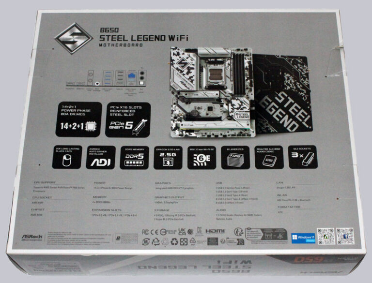 ASRock B650 Steel Legend WiFi AMD AM5 Motherboard Review