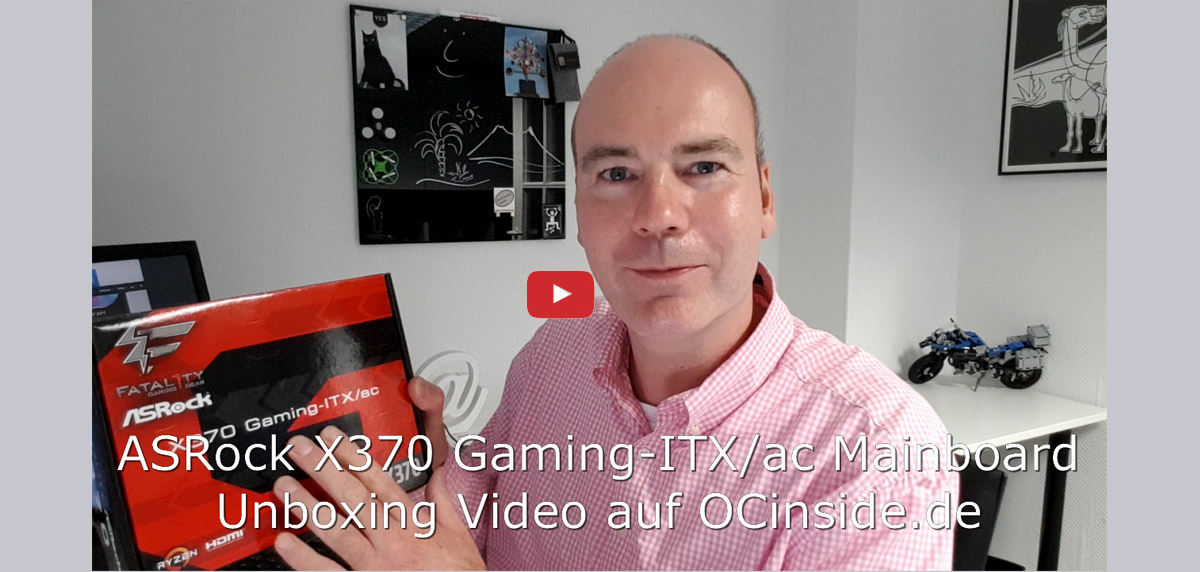 ASRock X370 Gaming-ITX/ac Mainboard Unboxing Video