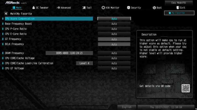 ASRock Z790 Steel Legend WiFi Motherboard Review BIOS and Overclocking