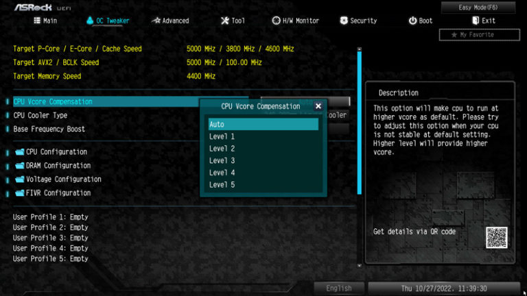 ASRock Z790 Steel Legend WiFi Motherboard Review BIOS and Overclocking