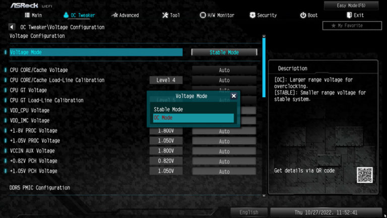 ASRock Z790 Steel Legend WiFi Motherboard Review BIOS and Overclocking