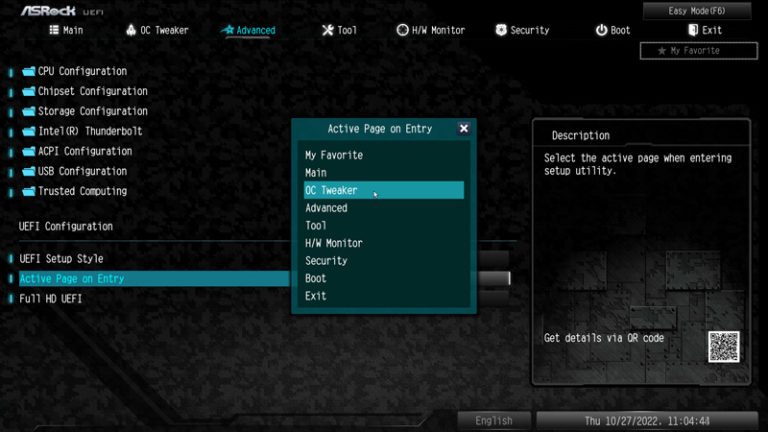 ASRock Z790 Steel Legend WiFi Motherboard Review BIOS and Overclocking