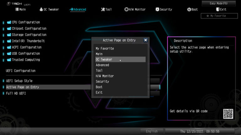ASRock Z790 Taichi Motherboard Review BIOS and Overclocking