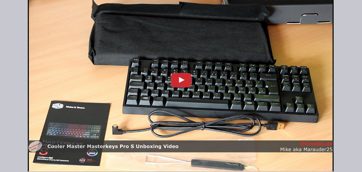 Cooler Master MasterKeys Pro S Unboxing Video