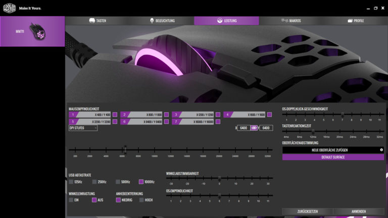 Cooler Master MM711 Review Software