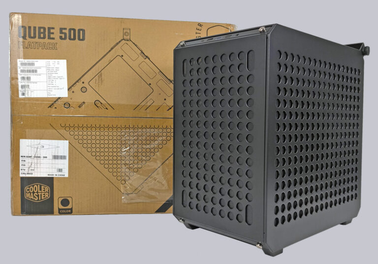 Cooler Master Qube 500 Flatpack Review Result and general impression