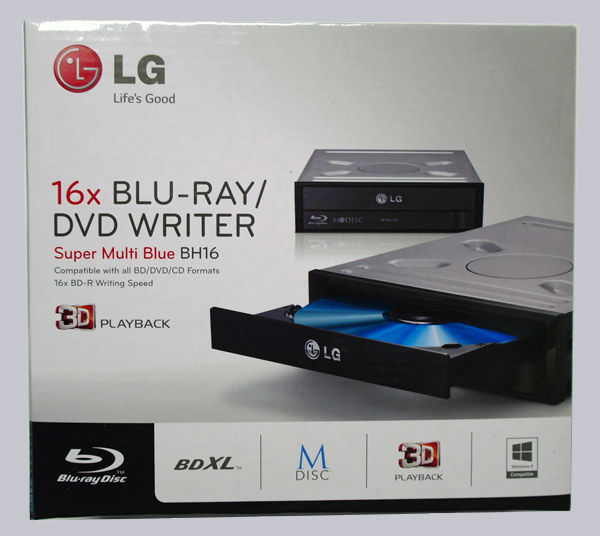 LG BH16NS40 Blu-Ray Brenner Vorab Test