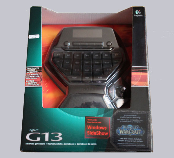 Logitech G13 Advance USB Gameboard Reader Review